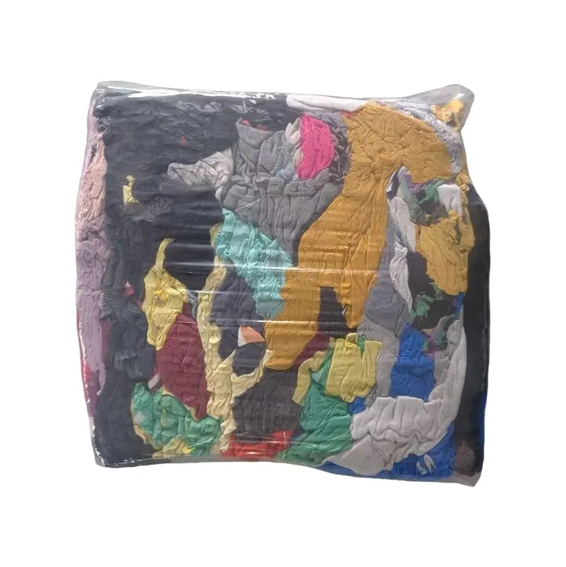 Buy Coloured T-shirt Material Rags - 20Kg Bag Online | Walcar