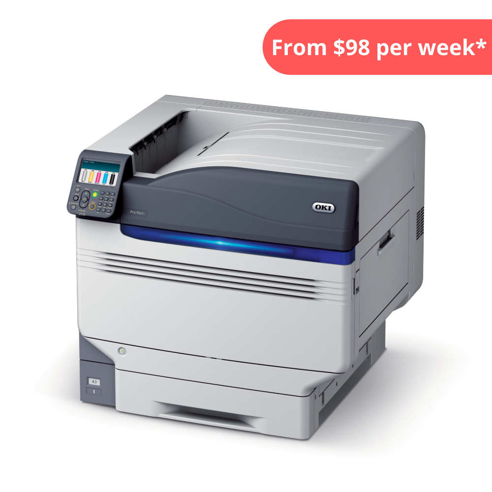 OKI Pro9541 DN White Clear Toner Printer CMYK+W | Walcar